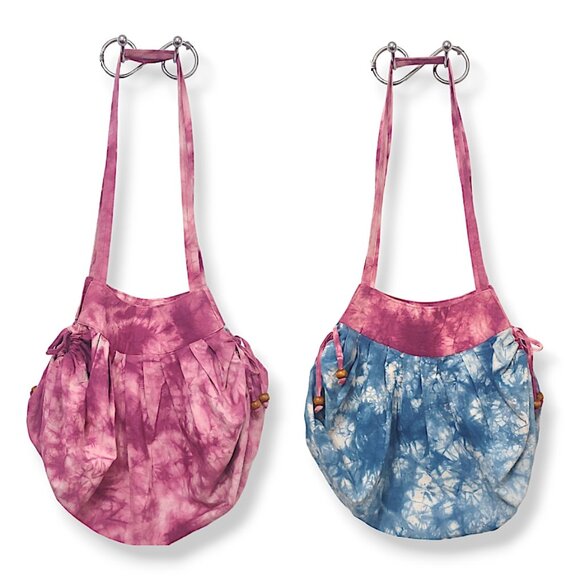 Handmade | Bags | Artisan Handmade Boho Hippie Reversible Pastel Tyedye ...